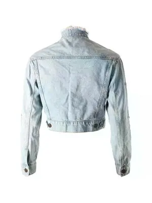 Sandro Star-embellished Denim Jacket
