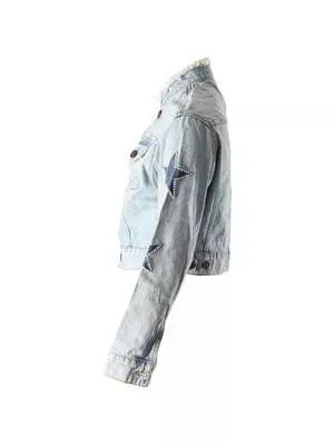 Sandro Star-embellished Denim Jacket