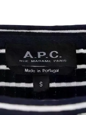 A.p.c. Striped Mini Dress