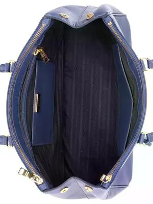 Prada Galleria Leather Tote Bag - Blue
