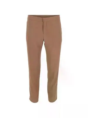 Chloé Mid-rise Straight-leg Trousers - Brown