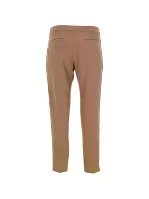 Chloé Mid-rise Straight-leg Trousers - Brown