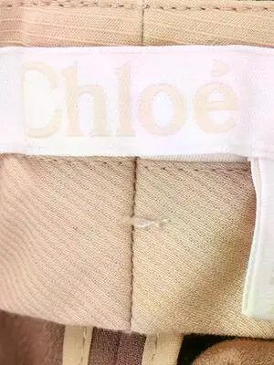 Chloé Mid-rise Straight-leg Trousers - Brown