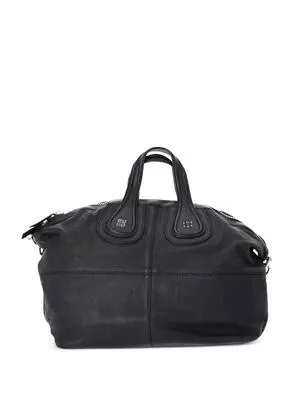 Givenchy Large Nightingale Leather Handbag - Black