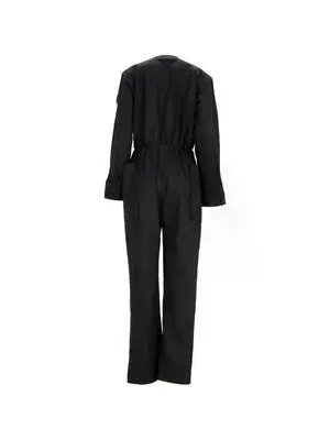 Saint Laurent Cotton Long-sleeve Jumpsuit