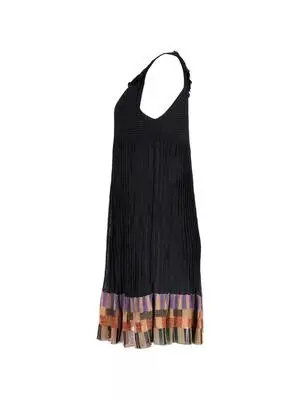 Missoni Shirred Pleated Mini Dress