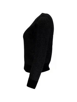 A.p.c. Glittered Button-embellished Sweater