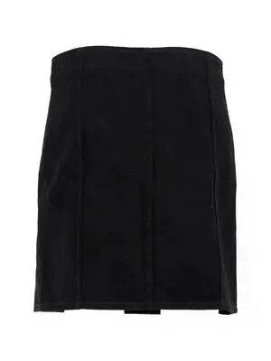 Givenchy Panelled Mini Skirt With Padlock Detail