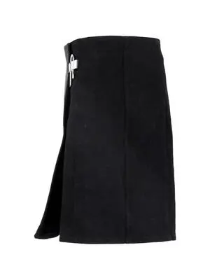 Givenchy Panelled Mini Skirt With Padlock Detail