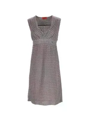 Missoni Knitted V-neck Mini Dress