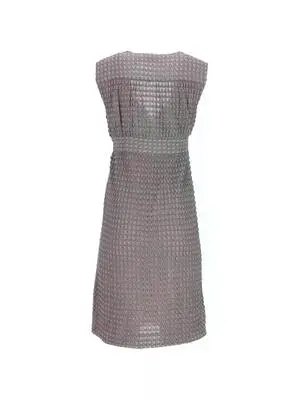 Missoni Knitted V-neck Mini Dress