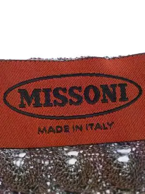 Missoni Knitted V-neck Mini Dress
