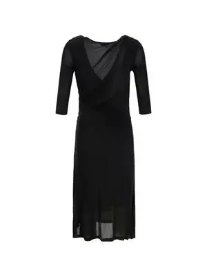Etro Wrap-effect Ruched Midi Dress