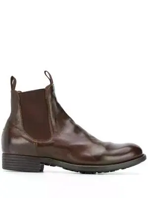 Officine Creative Leather Chelsea Boots