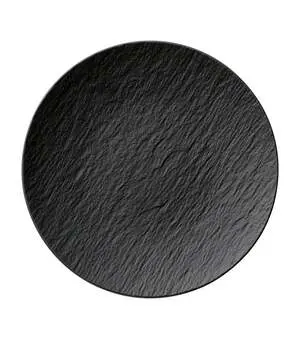 VILLEROY & BOCH Manufacture Rock Universal Coupe Plate - Black