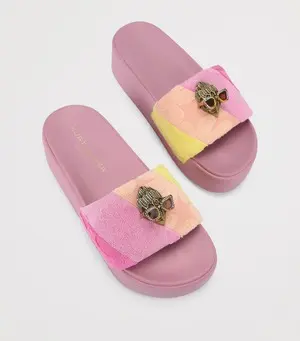 Kurt Geiger Meena Eagle Platform Slides