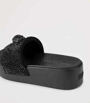 Kurt Geiger Meena Eagle Platform Slides