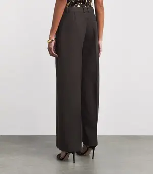 JOSEPH Stretch-gabardine Yukio Trousers - Brown