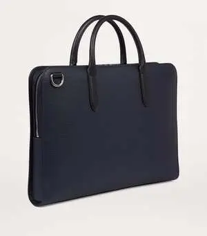 Smythson Leather Ultra Slim Briefcase