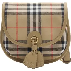Burberry Check Crossbody Bag - Sand Beige