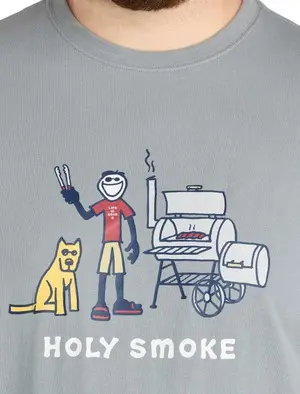 LIFE IS GOOD Big & Tall Holy Smoke Graphic Tee