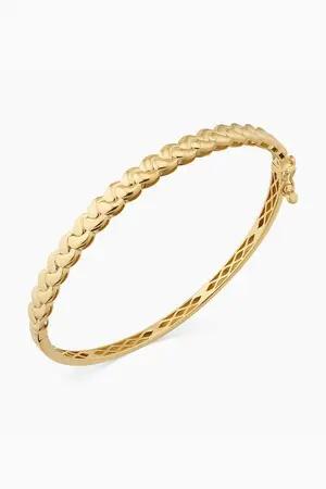 ORADINA 14k Harmony Bangle - Yellow Gold