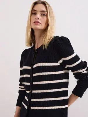 PHASE EIGHT Grace Button-front Round Neck Cardigan