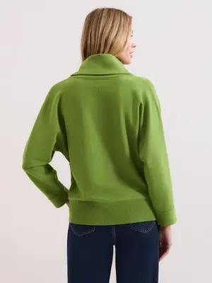 PHASE EIGHT Cowl Neck Jumper With Ribbed Detailing