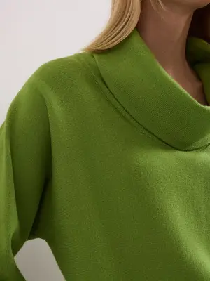 PHASE EIGHT Cowl Neck Jumper With Ribbed Detailing