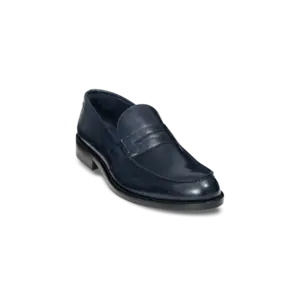 PAUL FREDRICK Eric Penny Loafer - Navy