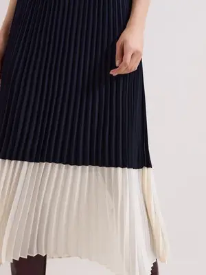 PHASE EIGHT Eleanor Pleated Midi Skirt