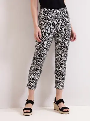 PHASE EIGHT Carmella Printed Cropped Trousers