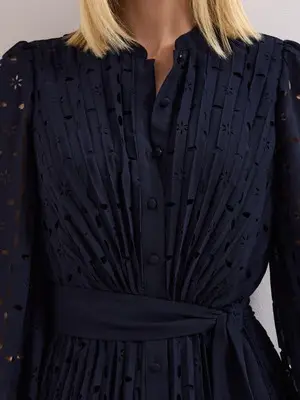 PHASE EIGHT Marina Pleated Midi Dress
