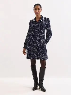 PHASE EIGHT Printed Mini Tunic Dress