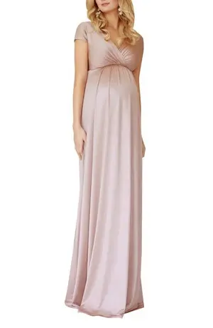 TIFFANY ROSE MATERNITY Francesca Maternity/nursing Gown - Pink