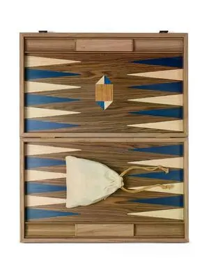 THE CONRAN SHOP Milos Wood Backgammon Set