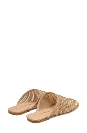 STUART WEITZMAN Bareitall Mesh Mule - Adobe Beige
