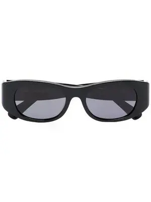 PORT TANGER Rectangle-frame Sunglasses - Black