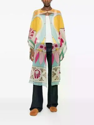La DoubleJ Floral Cape
