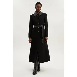 Karen Millen Leather Coats For Women
