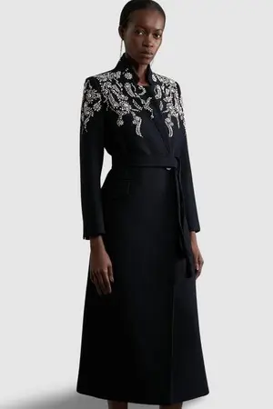 Karen Millen Straight Hem Coats For Women