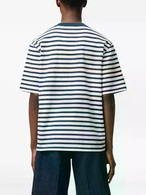 Ami Marinière Horizontal-stripe T-shirt - Blue