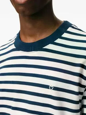 Ami Marinière Horizontal-stripe T-shirt - Blue