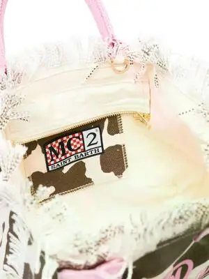 MC2 SAINT BARTH Colette Cow-print Tote Bag - Neutrals