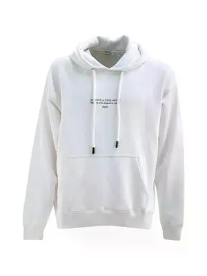 Off-White Logo-detail Hoodie - White