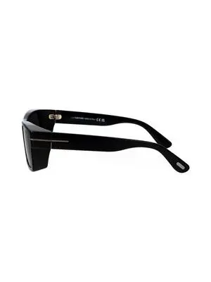 TOM FORD Rectangle-frame Sunglasses - Black