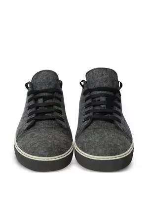 LANVIN Felt Lace-up Sneakers