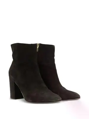 GIANVITO ROSSI Round-toe Suede Ankle Booties