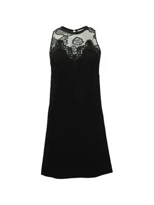 Sandro Lace Midi Dress - Black