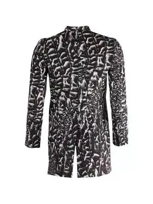 Helmut Lang Printed Linen Blazer